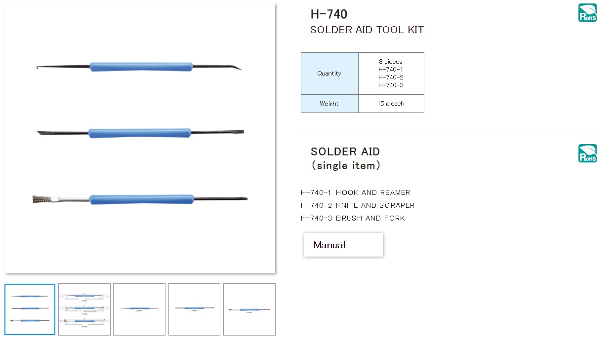 Ichiban Precision Sdn Bhd - Hozan - HOZAN SOLDER AID TOOL KIT
